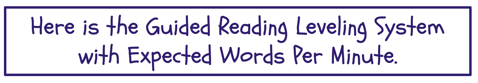 5th Grade Guided Reading Expectations